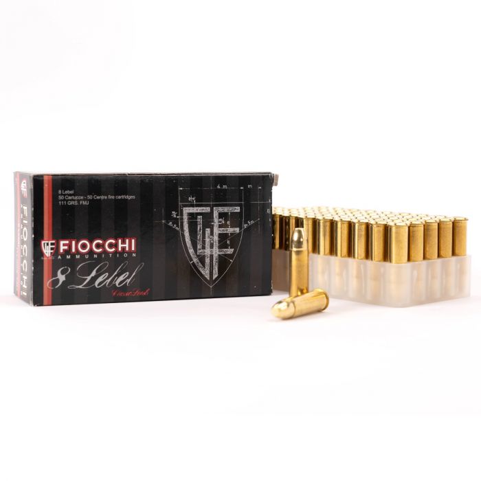 FIOCCHI AMMO 8MM FRENCH LEBEL REV. 111gr FMJ 50/Box - Budget Shooter Supply